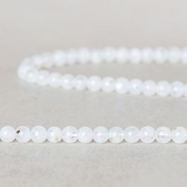 Pierre de lune Inde white black 4mm - Grossiste et fournisseur pierres ...